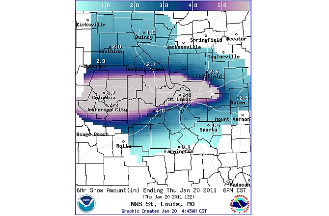 Snow expected to taper off this afternoon | Fulton Sun
