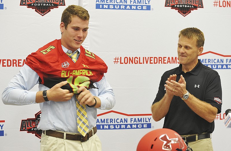 Hentges presented with Under Armour All-Star jersey | Jefferson City ...