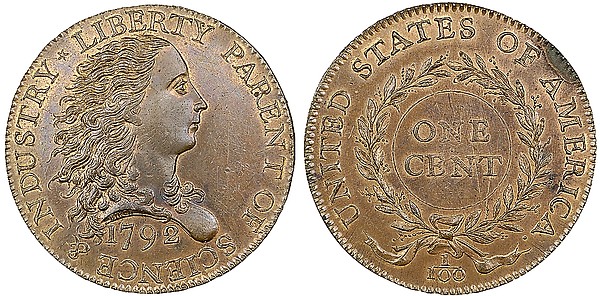 Rare 1792 penny sells at auction for almost $2.6M | Jefferson City News ...