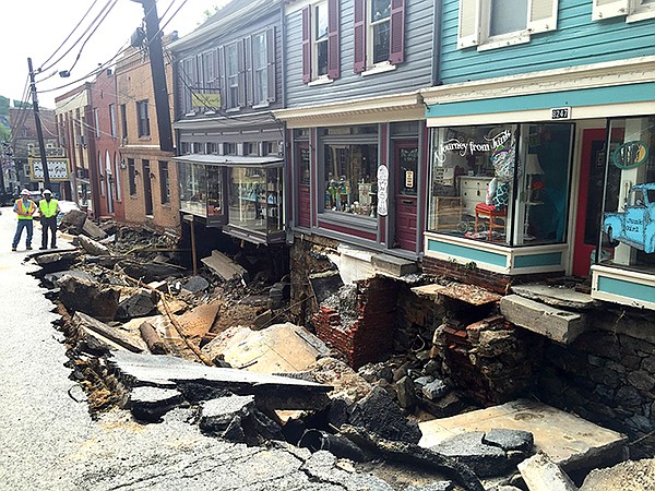2 dead after historic Maryland town ravaged by floodwaters