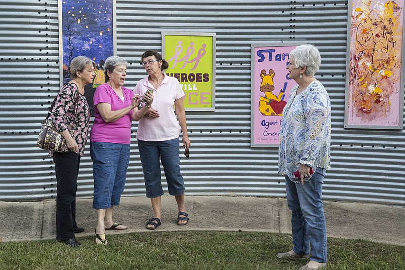 Downtown Art Wall features work by breast cancer survivors | Texarkana ...