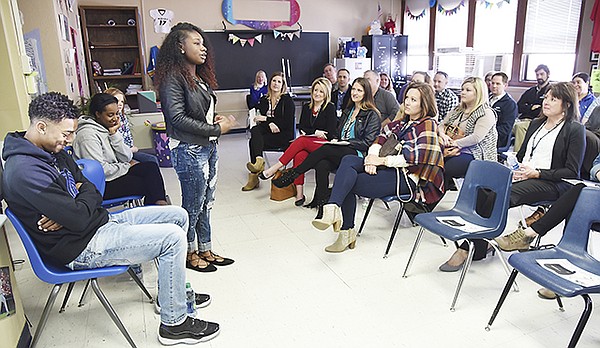 JCAC students share experiences with local community, business leaders