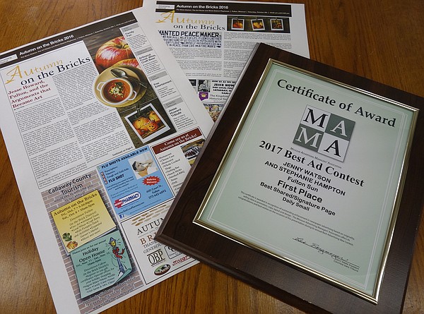 Fulton Sun wins 1st-place award | Fulton Sun