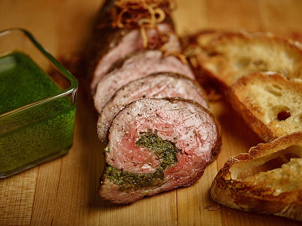 Out-flank old ideas about flank steak with this rolled version