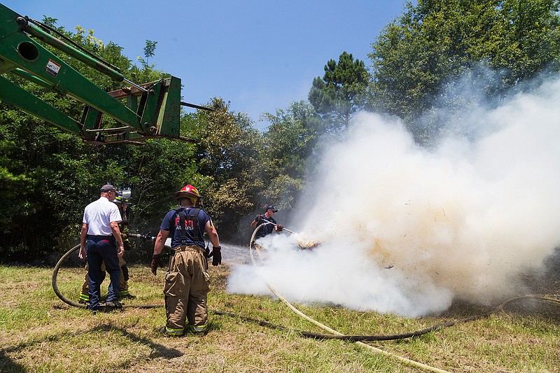 Hay Bale Fire | Texarkana Gazette
