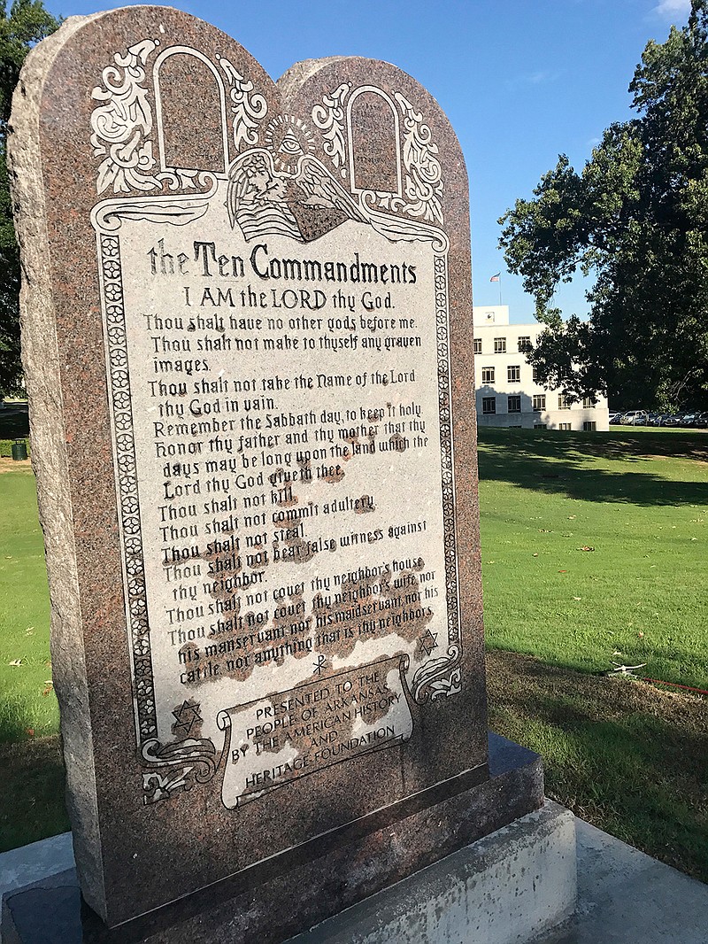 Ten Commandments back at Capitol