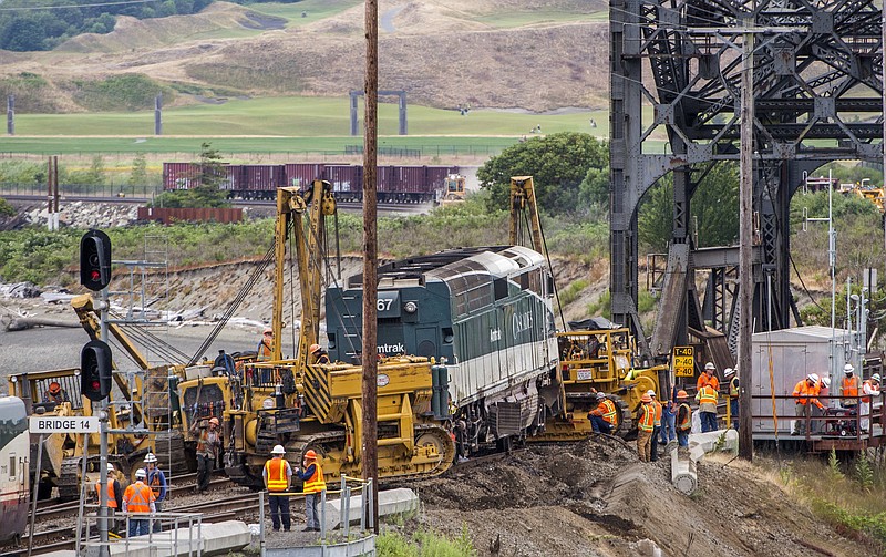 Amtrak train derailed on special section of track | Fulton Sun