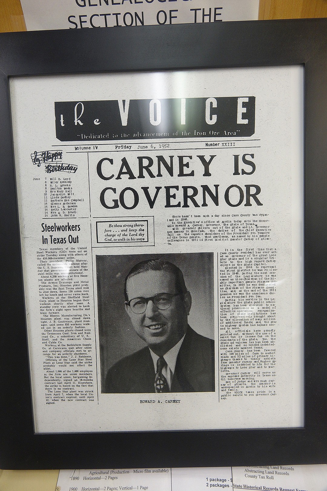 Cass County native was governor for a day | Texarkana Gazette