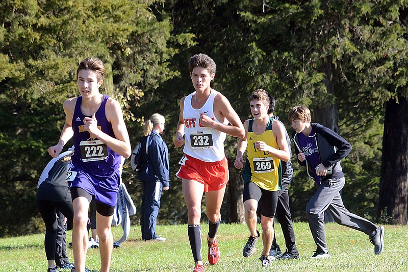 Jefferson City cross country embracing pack racing