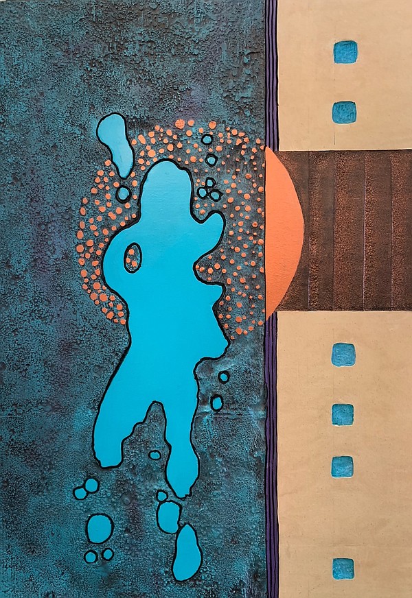 Jerry Thomas shares ‘bold and powerful’ artwork using abstract ‘bas ...