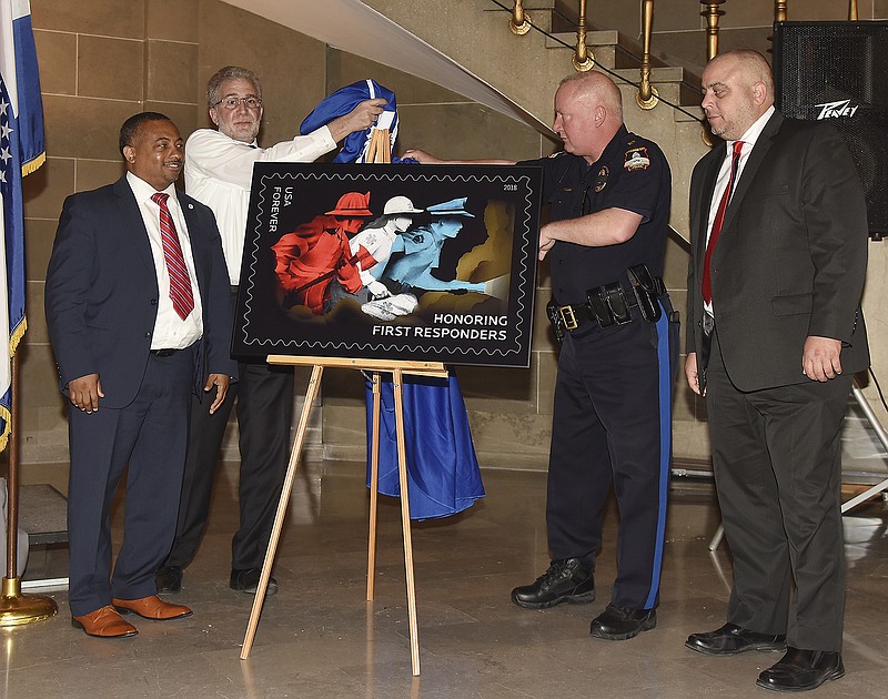 US Postal Service releases new stamp honoring first responders ...