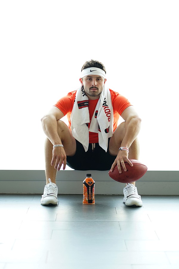 Beer chaser: Mayfield endorses sports drink after brew chug | Texarkana ...