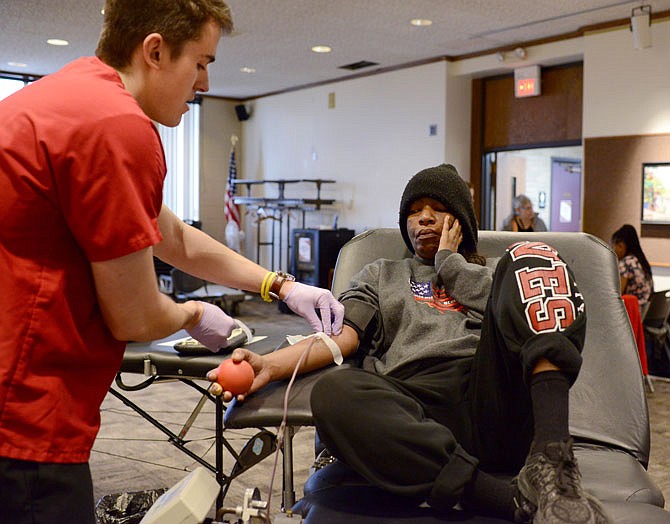 American Red Cross donation machine, phone app enhance blood drive ...