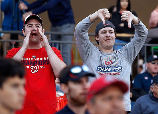 Fans heckling Astros spring opener get signs stolen | Fulton Sun