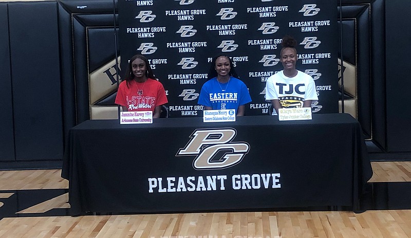 On to the next level | Three Pleasant Grove athletes sign letters of ...