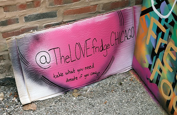 Artistic community refrigerators throughout Chicago offer free, healthy ...