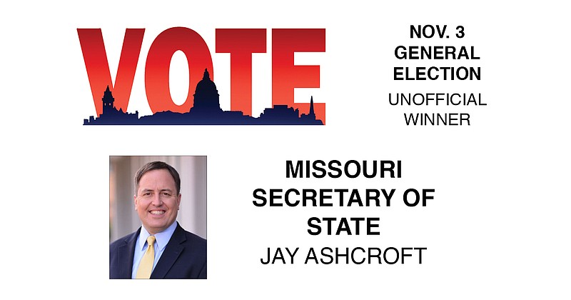 Ashcroft re-elected as Missouri secretary of state | Jefferson City ...