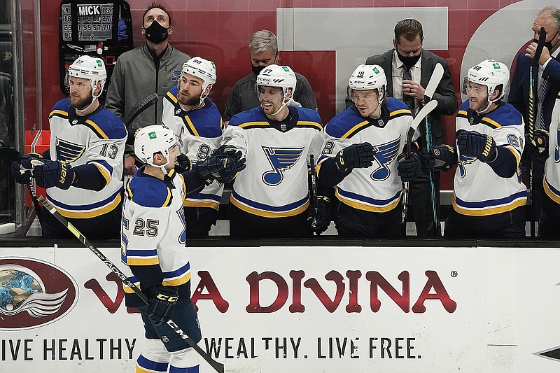 Kyrou leads Blues' quick start in 6-1 rout of Ducks | Fulton Sun