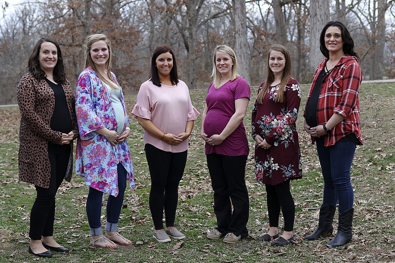 For the second time in two years, six Brauner women are expecting ...