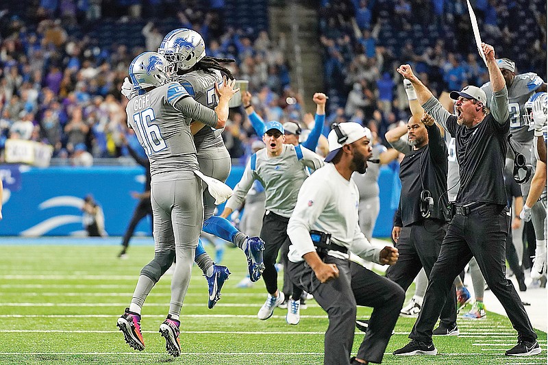 NFL Capsules: Lions win on last play, end winless string 29-27 vs ...