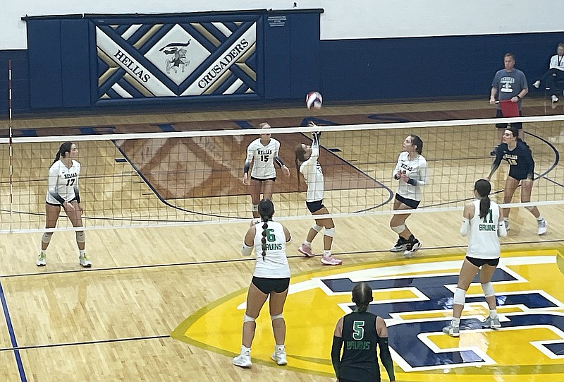 Helias volleyball rallies to top Rock Bridge in five sets | Jefferson ...