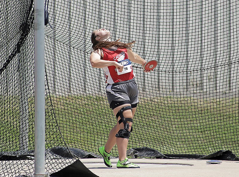 Calvary Lutheran's Morris has high hopes in Class 1 shot put, discus ...