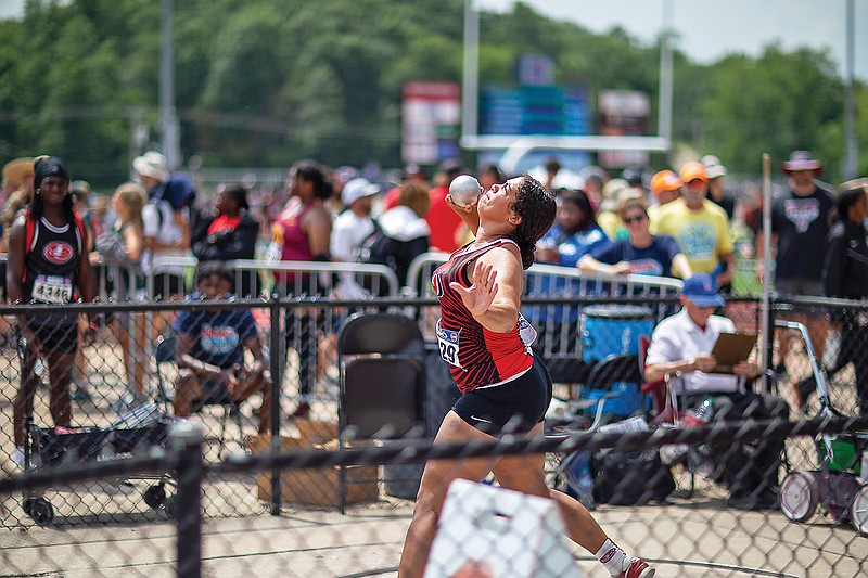 Jefferson City girls score 16 points in Class 4 state shot put ...
