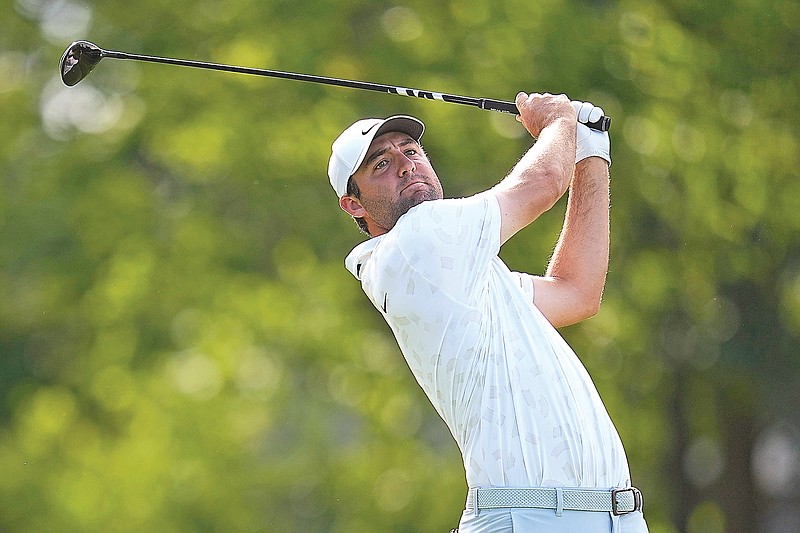 Scheffler builds four-shot lead at Memorial, even with triple-bogey ...