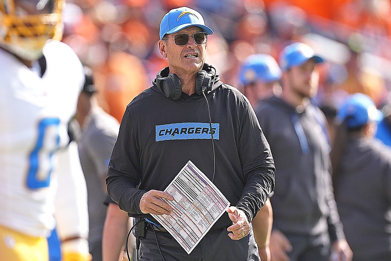 Harbaugh misses part of Chargers’ win for treatment of irregular heartbeat | Jefferson City News ...