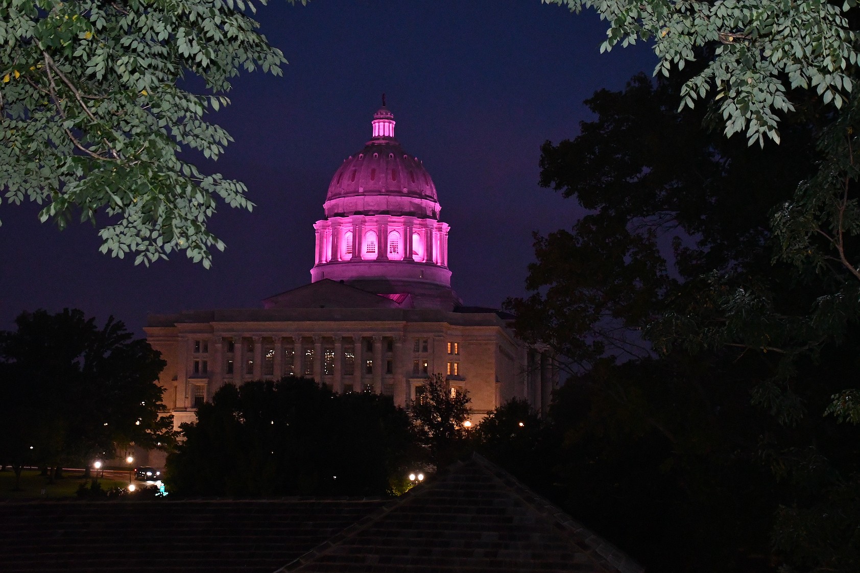 Capitol dome shines pink to honor Breast Cancer Awareness Month in ...