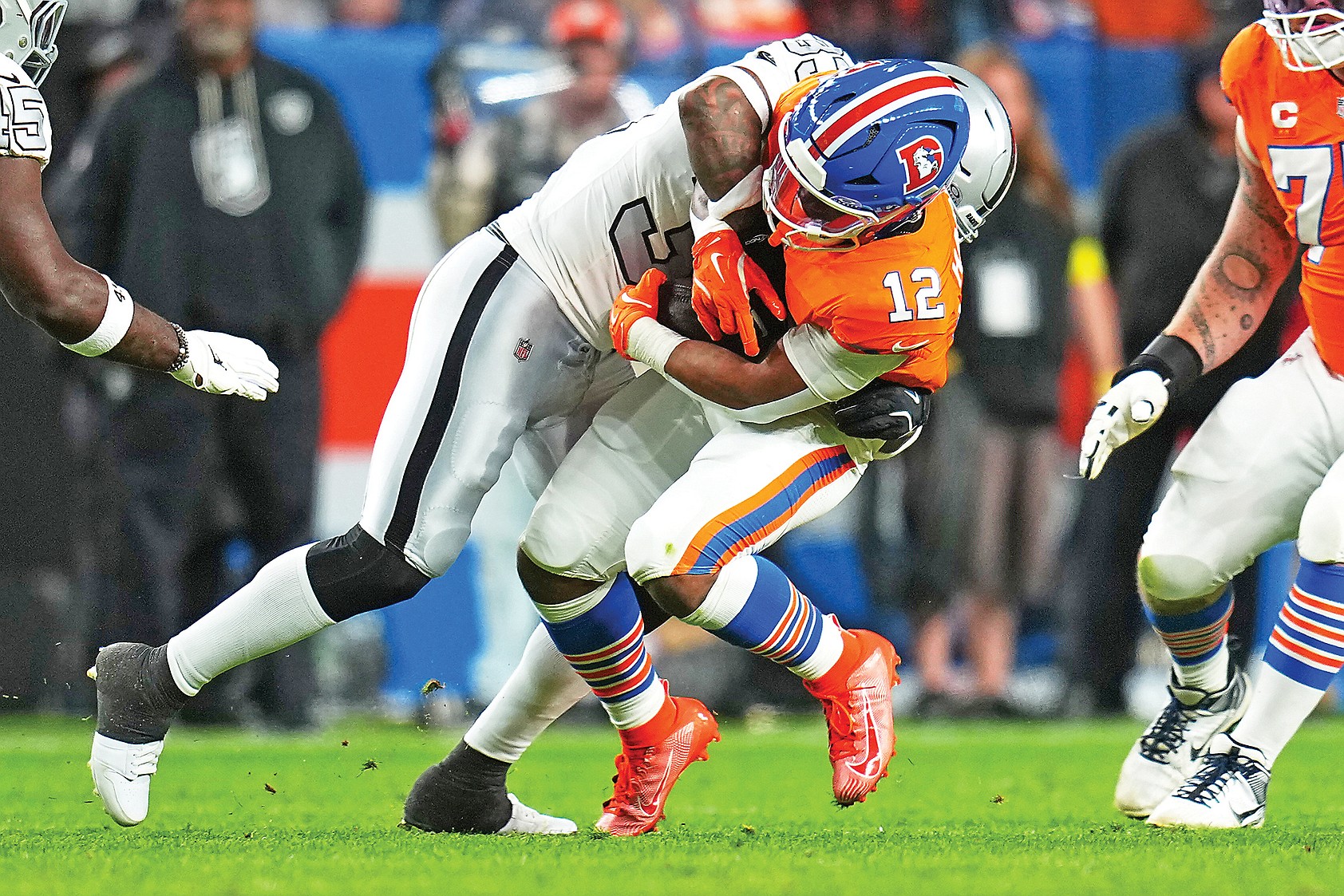 Broncos tailback Harvey figures to play bigger role vs. Chiefs with ...