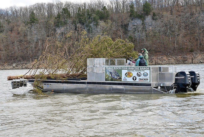 Driftwood Outdoors: Sinking brush to build fish habitat is fun in ...