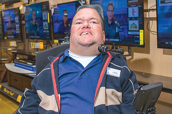 LRAFB Exchange employee does not let disability stand in his way | The ...