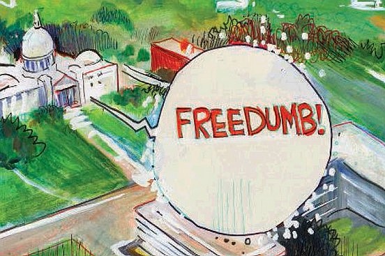 JOHN DEERING CARTOON: Freedumb | The Arkansas Democrat-Gazette ...