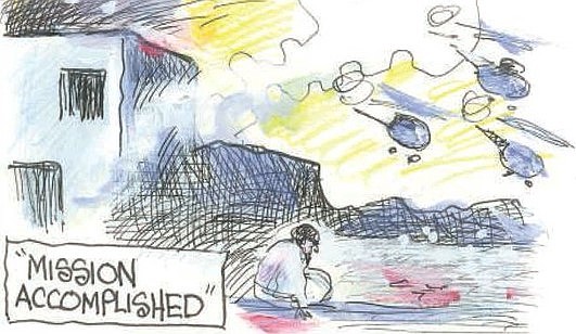 OPINION | JOHN DEERING CARTOON: 'Mission accomplished'