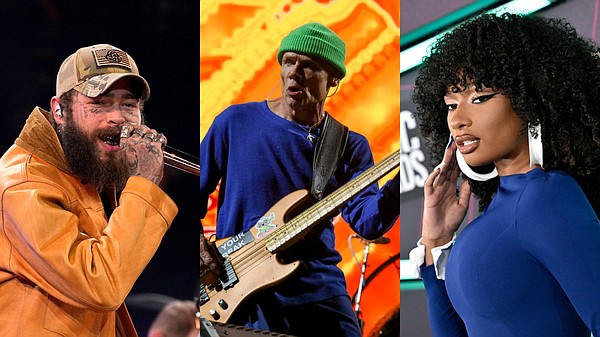 Post Malone, Red Hot Chili Peppers, Megan Thee Stallion, top 2024 ...