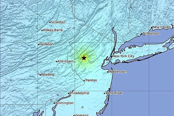 Earthquake centered near New York City rattles much of the Northeast ...