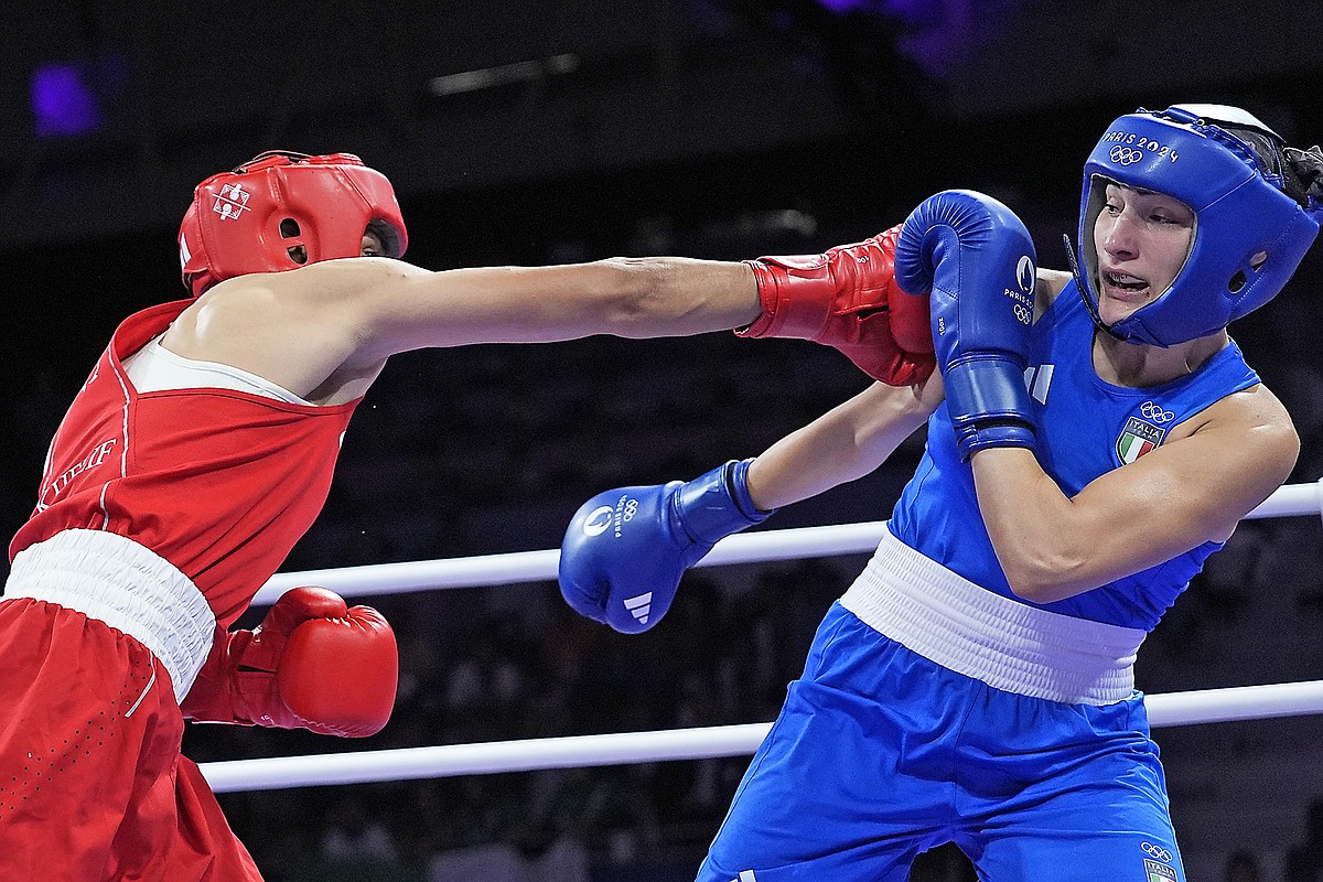 Boxer Khelif wins first Olympic fight when opponent Carini quits ...