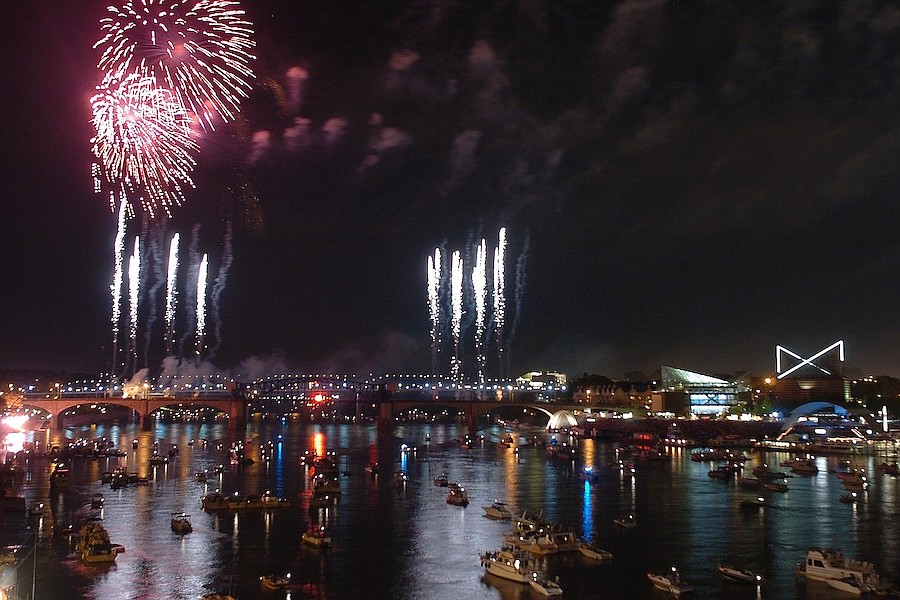 Remember When, Chattanooga? Fireworks exploded over the Market Street ...