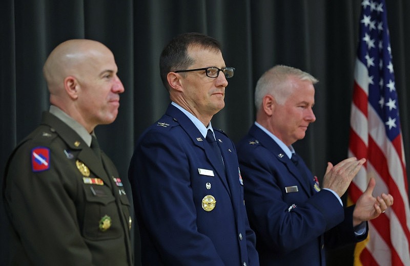 Arkansas Air National Guard ceremony marks shift of command from Leahy ...