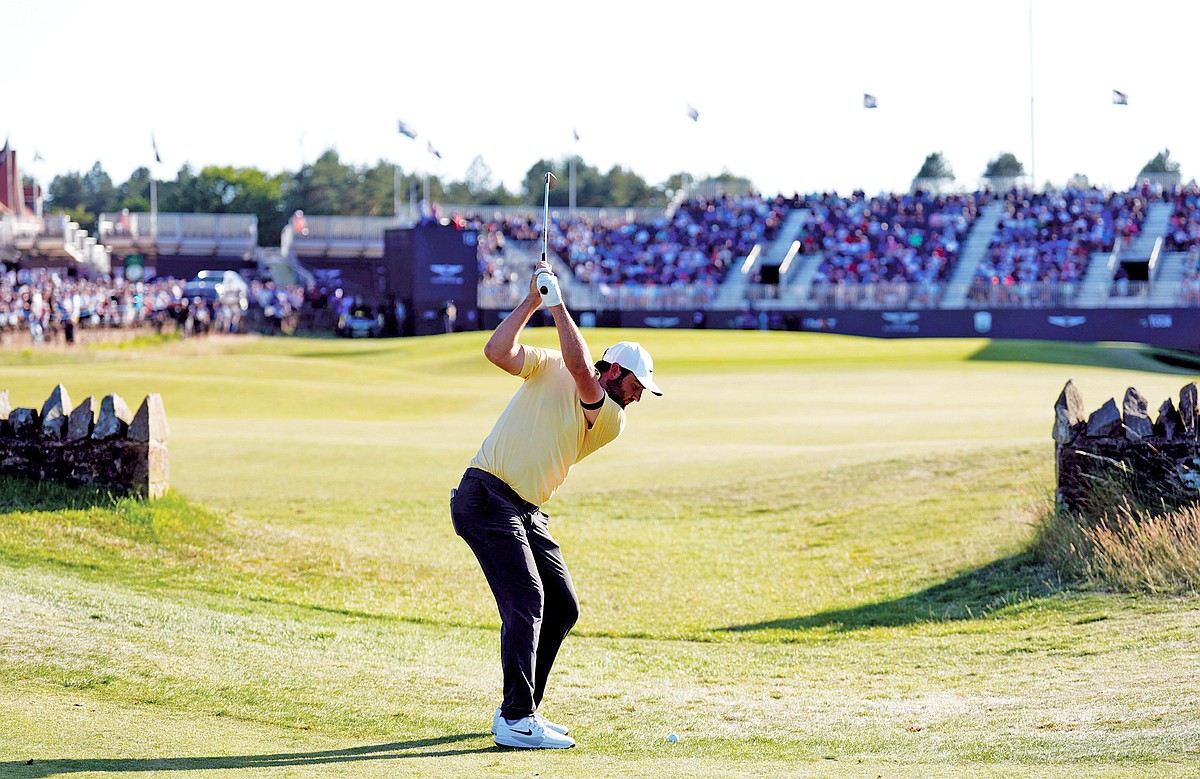 Gotterup pounds his way to 61, leads Scottish Open | Fulton Sun