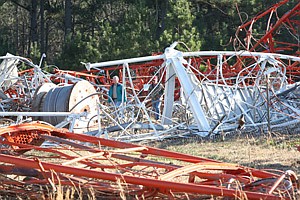 TV tower collapse knocks 2 stations off the air | The Arkansas Democrat ...