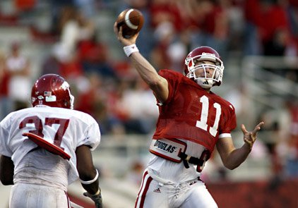 RED-WHITE GAME: Arkansas piles up numbers | Whole Hog Sports