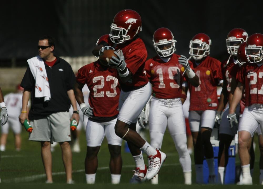 Hogs Football Practice | The Arkansas Democrat-Gazette - Arkansas' Best ...