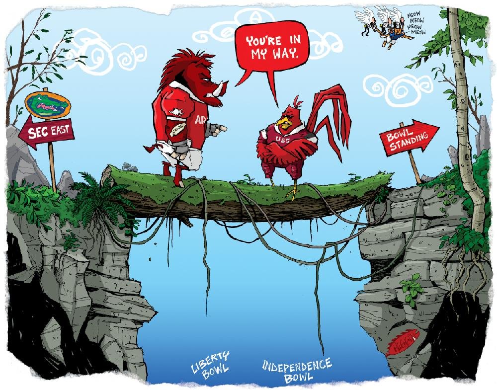 Razorback Game Day Cartoons 2010 | Whole Hog Sports