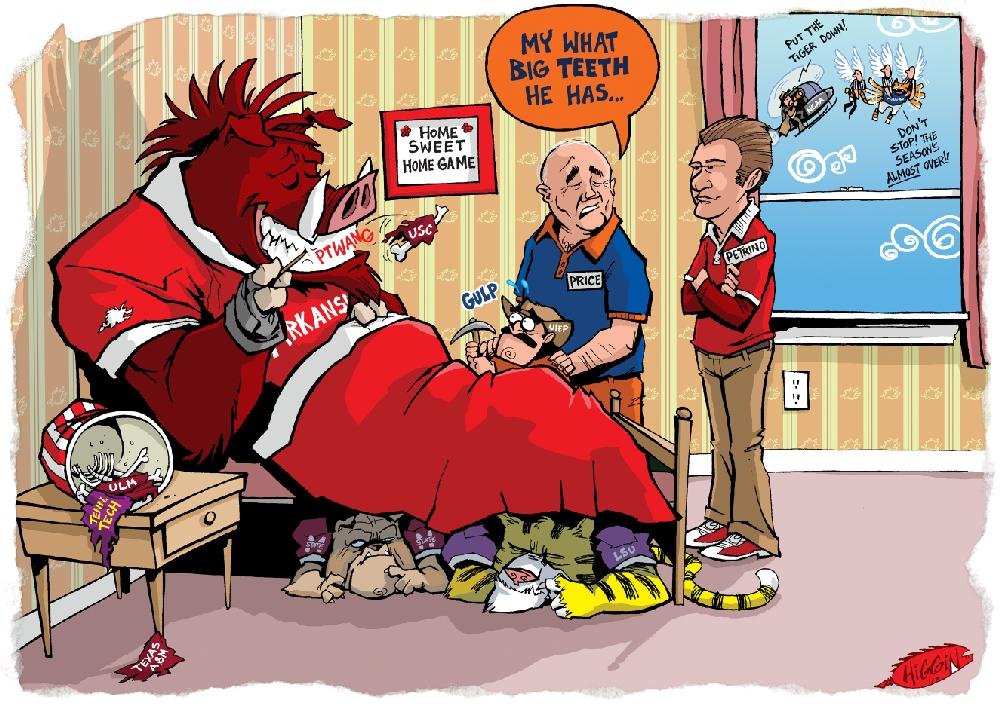Razorback Game Day Cartoons 2010 | Whole Hog Sports