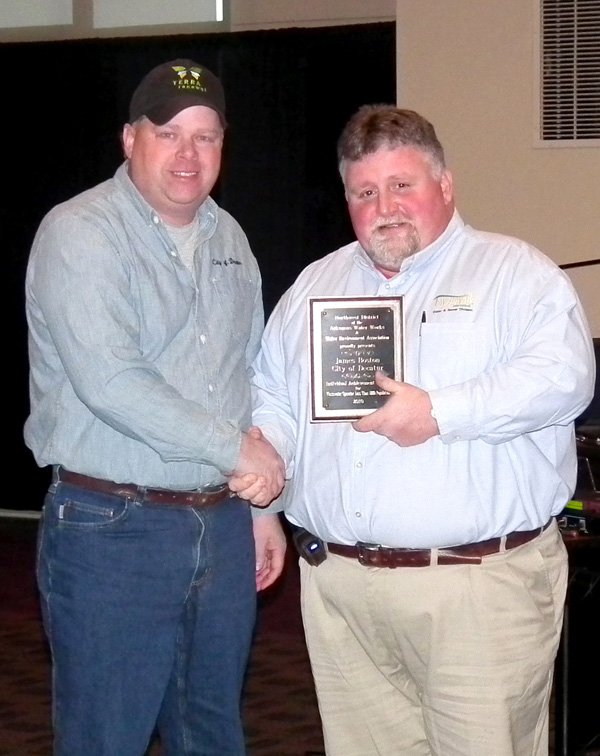 Boston named wastewater operator of the year for his work in Decatur ...