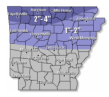 Freezing rain, snow expected in central, northern Arkansas | The ...