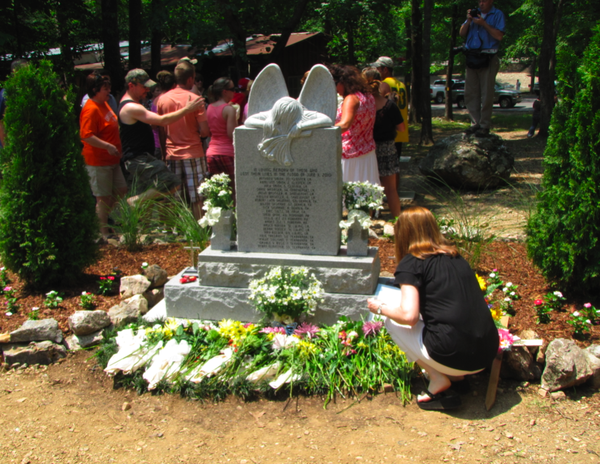 VIDEO: Memorial dedicated one year after Albert Pike flood | The ...