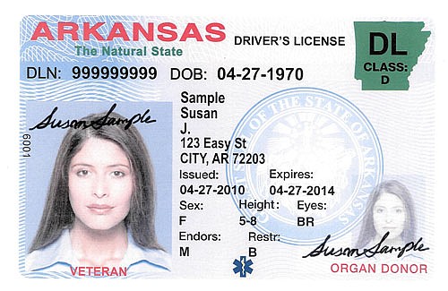 New Arkansas drivers license to display veteran designation | Ellington